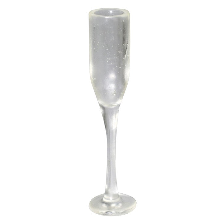 Plastic Champagne Flute 60mm small cake decoration